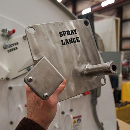 Access to Spraying Liquids | Adding Liquids to Bulk Solids